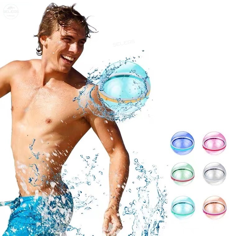Water Polo Reusable Water Balloon Suction Ball Outdoor Swimming Pool ...