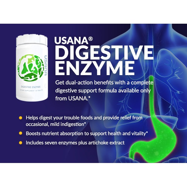 Original USANA DIGESTIVE ENZYME PLUS (56 TABLETS) | Shopee Malaysia