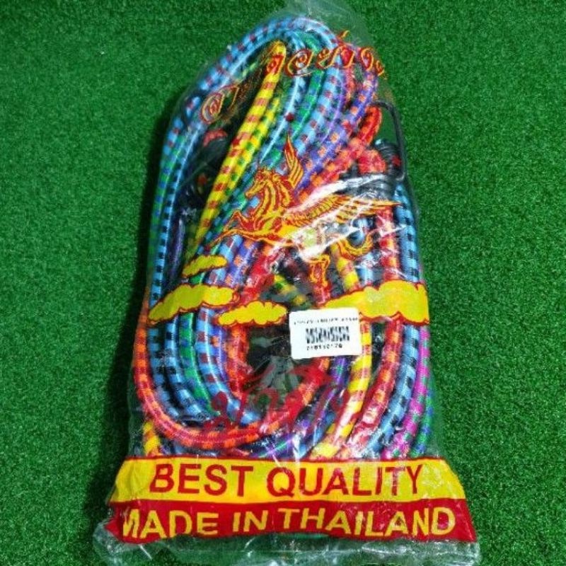 4 batang Multipurpose Elastic Rubber Belt with Hook Bicycle Bag Luggage ...