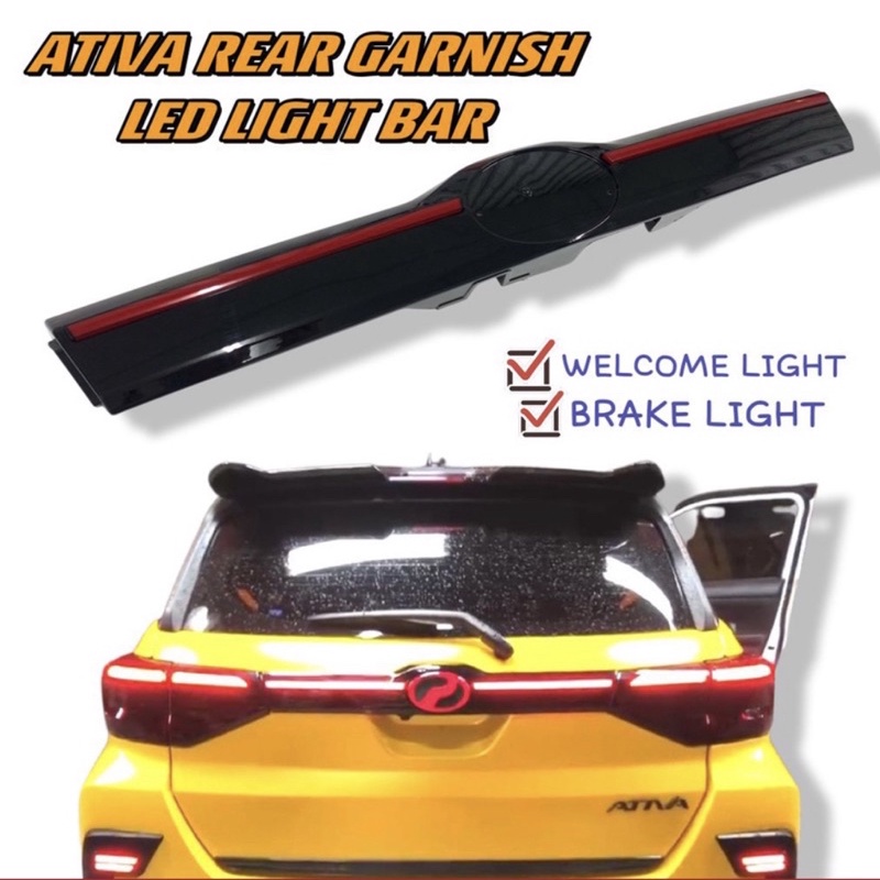 Perodua Ativa Led Garnish Rear Bonet Garnish Rear Trunk Led WIth Led ...