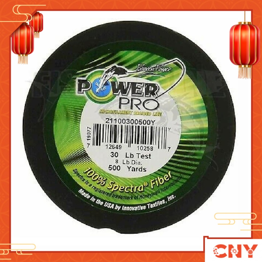 POWER PRO LINE 30-150LB 500YD (GREEN) | Shopee Malaysia