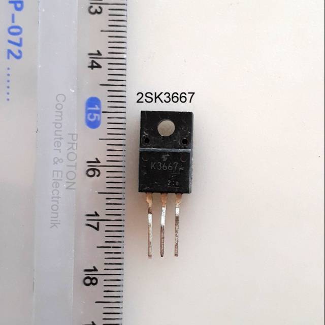 N-channel Power Mosfet K3667 2SK3667 7.5A 600V 30A max pulse 45W TO-220 ...