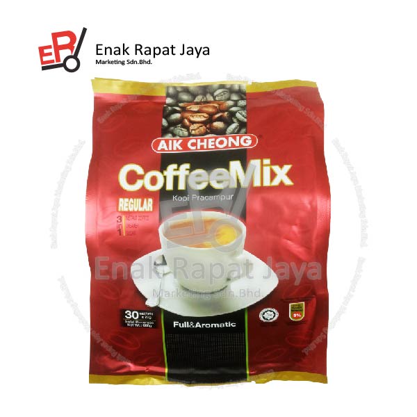 AIK CHEONG COFFEE MIX 3IN1 -REGULAR- (600g) [30's x 20g] | Shopee Malaysia