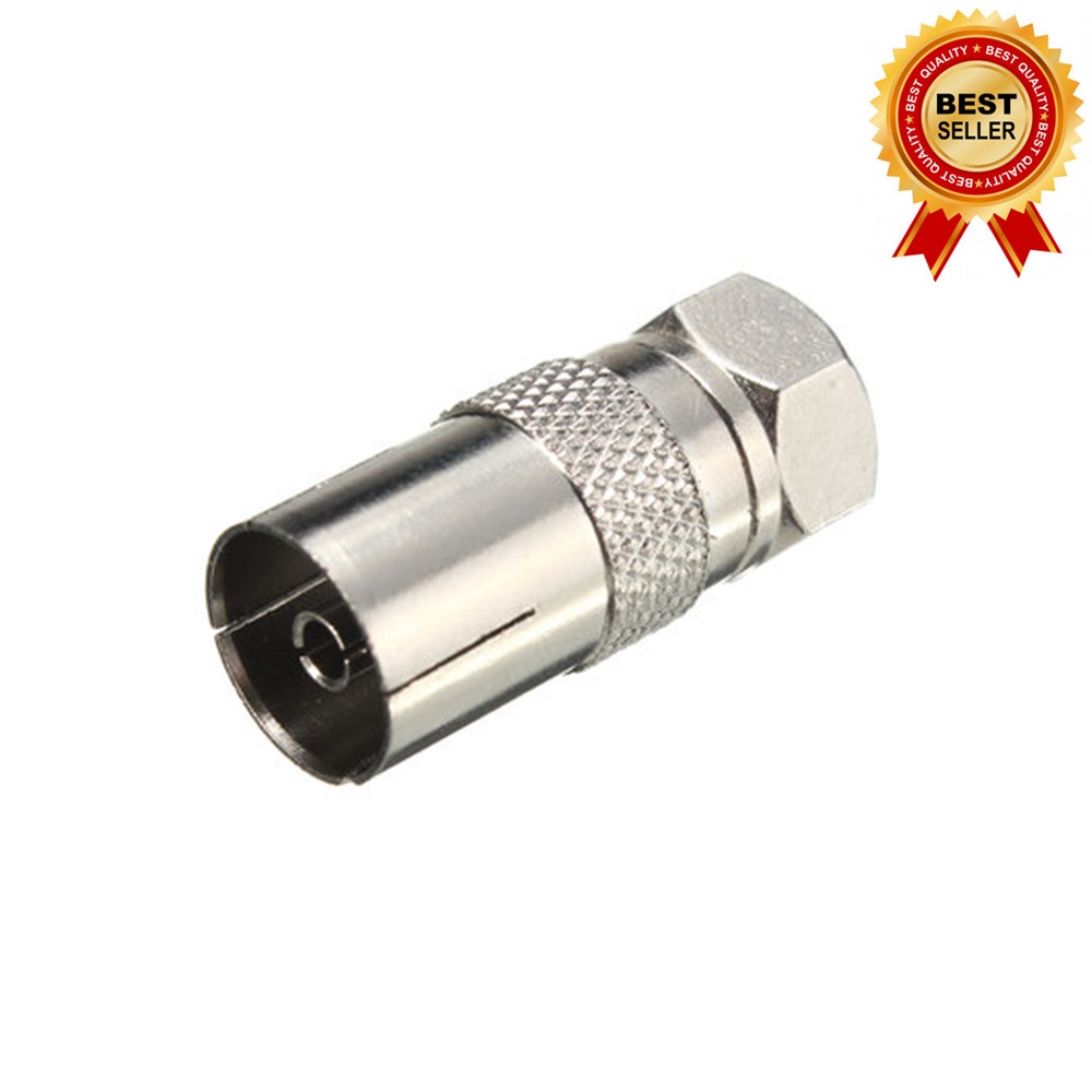 Connector Coupler Plug Adapter RF Female Socket to F Type Male ...