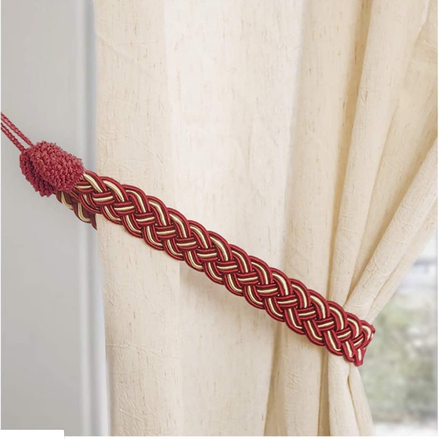 Braided Curtain Tiebacks / Tali Pengikat Langsir Jalinan (Ikat Tepi ...