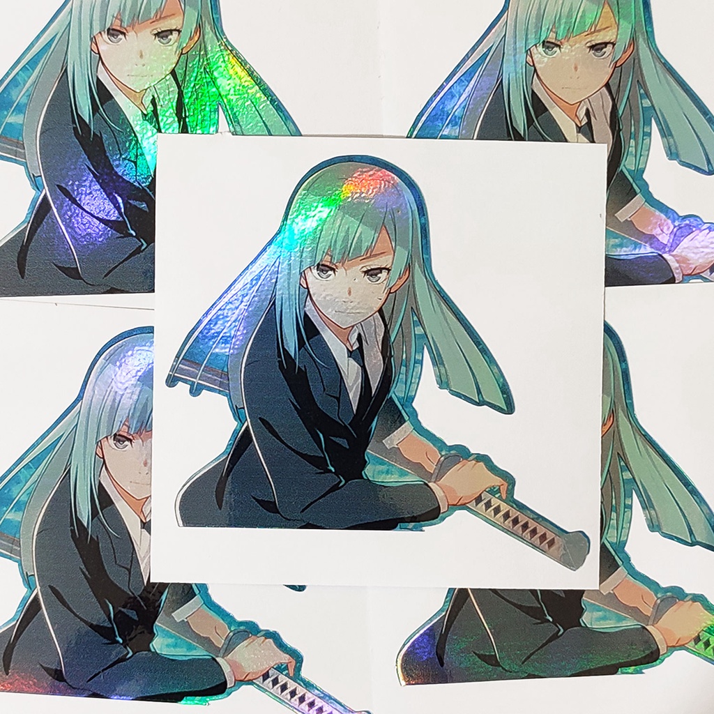 Anime HOLOGRAM sticker sticker - JUJUTSU KAISEN KASUMI MIWA - laptop ...