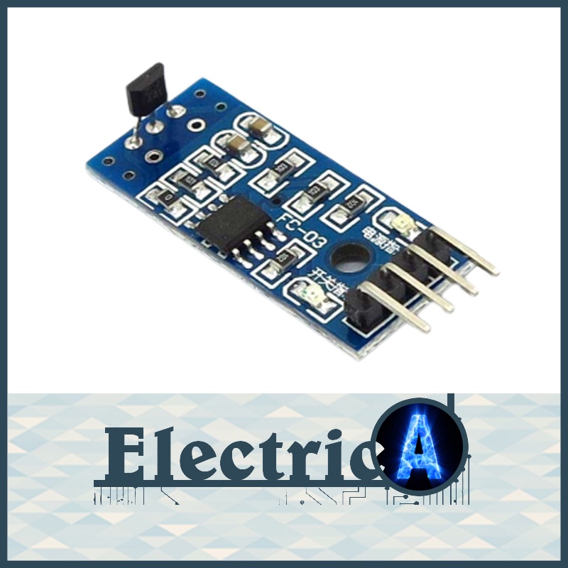 3144E LM393 Hall Effect Magnetic Detector Sensor Module A3144 T104 ...