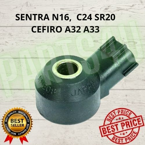 KNOCK SENSOR NISSAN SENTRA N16, SERENA C24 SR20, CEFIRO A32 A33 MADE IN ...
