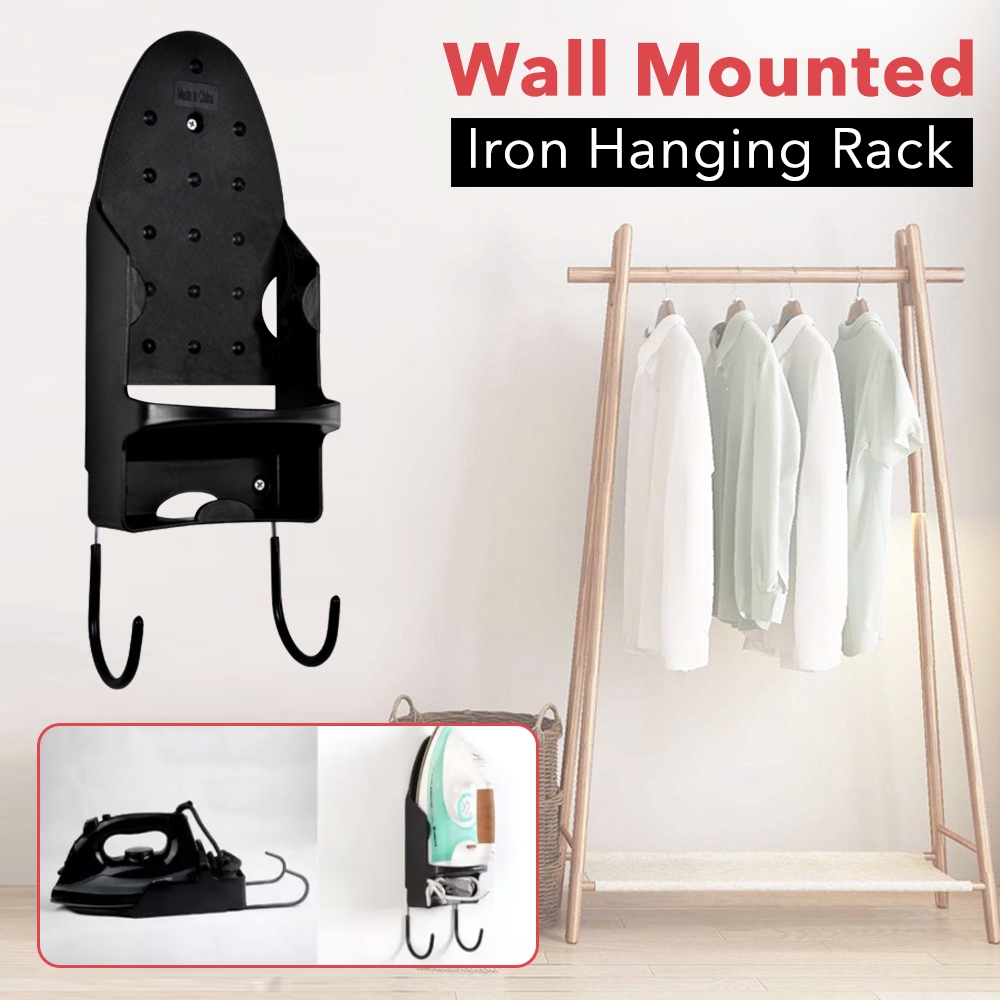 ODOSO 8888-1 Wall Mounted Iron Hanging Rack Iron Board Door Wall Mount ...