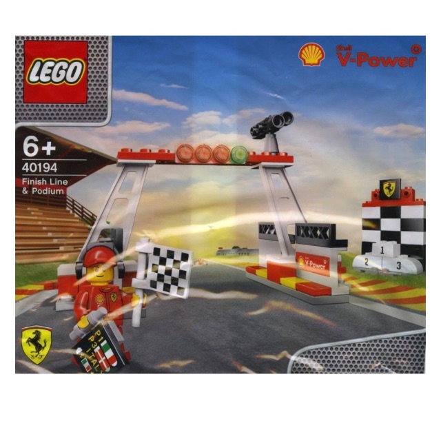 Lego Shell 40194 Finish Line & Podium | Shopee Malaysia