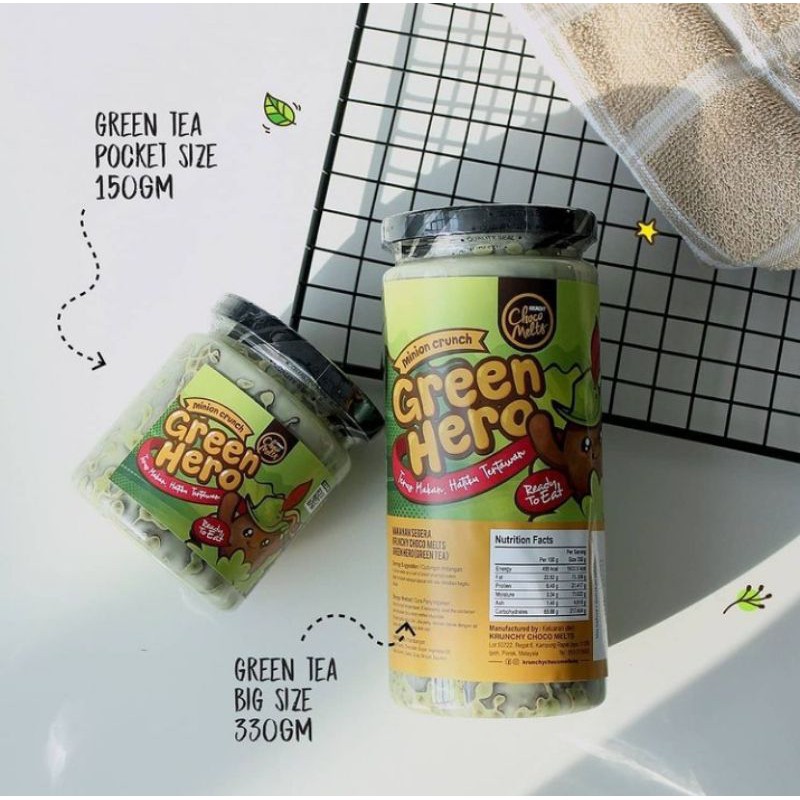 Crunchy Chocojar With GREEN TEA Sauce (SMALL) | Shopee Malaysia
