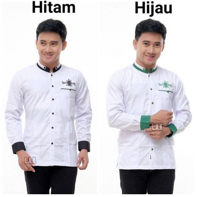 Koko Shirt Nu Guz Azmi Syubbanul Muslimin Muslim Fashion Men | Shopee ...