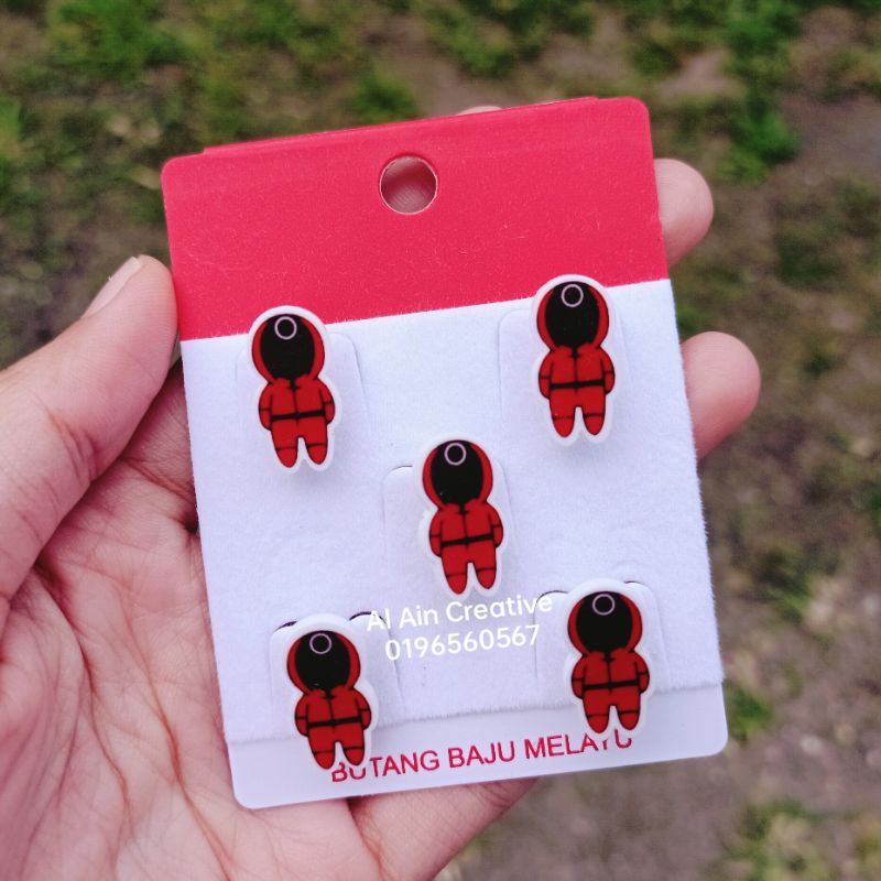 Butang Baju Melayu kanak-kanak SQUID GAME | Shopee Malaysia