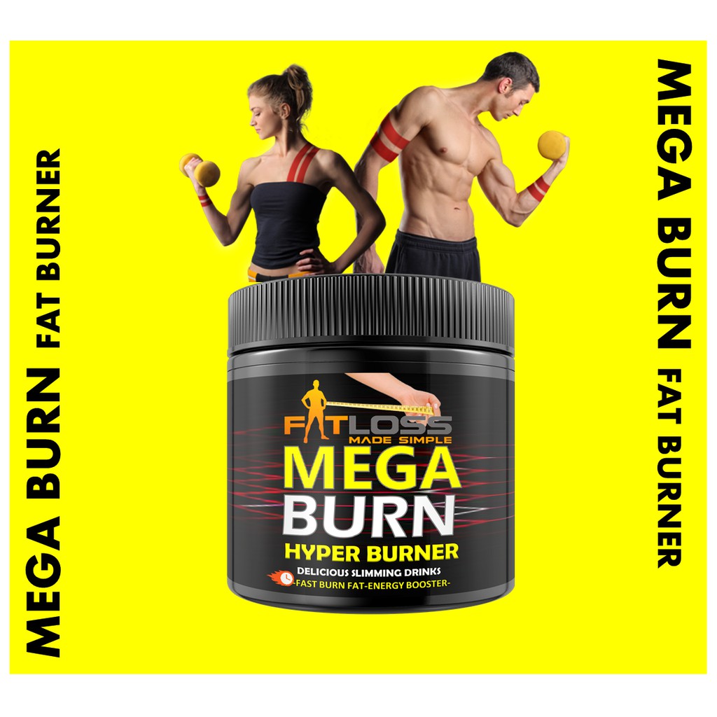[NEW PACK] FAT BURNER MEGA BURN with Extra Free Gift ( NEW PACKAGING ...