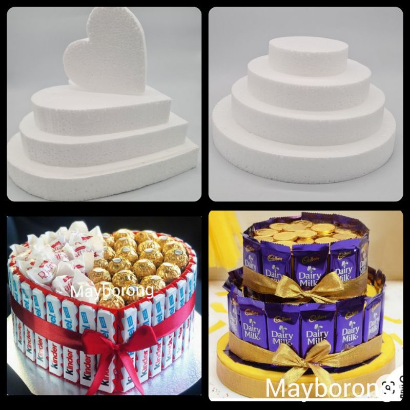 Polystyrene Form/Polyfoam Bulat/ Polyfoam Love/Cylinder Sponge | Shopee ...