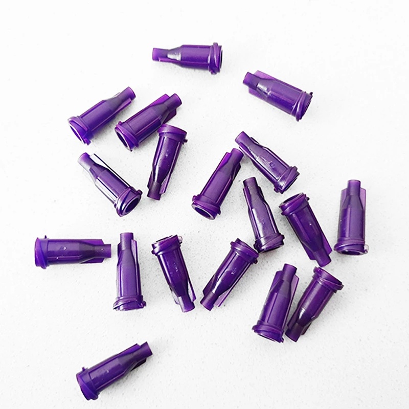 50pcs multicolor syringe head cap syringe dispenser dispensing needle ...