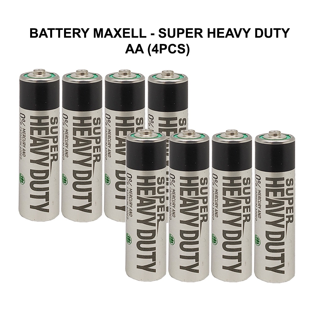Maxell Super Heavy Duty AA Battery (4pcs) – 100% Original Maxell Japan ...