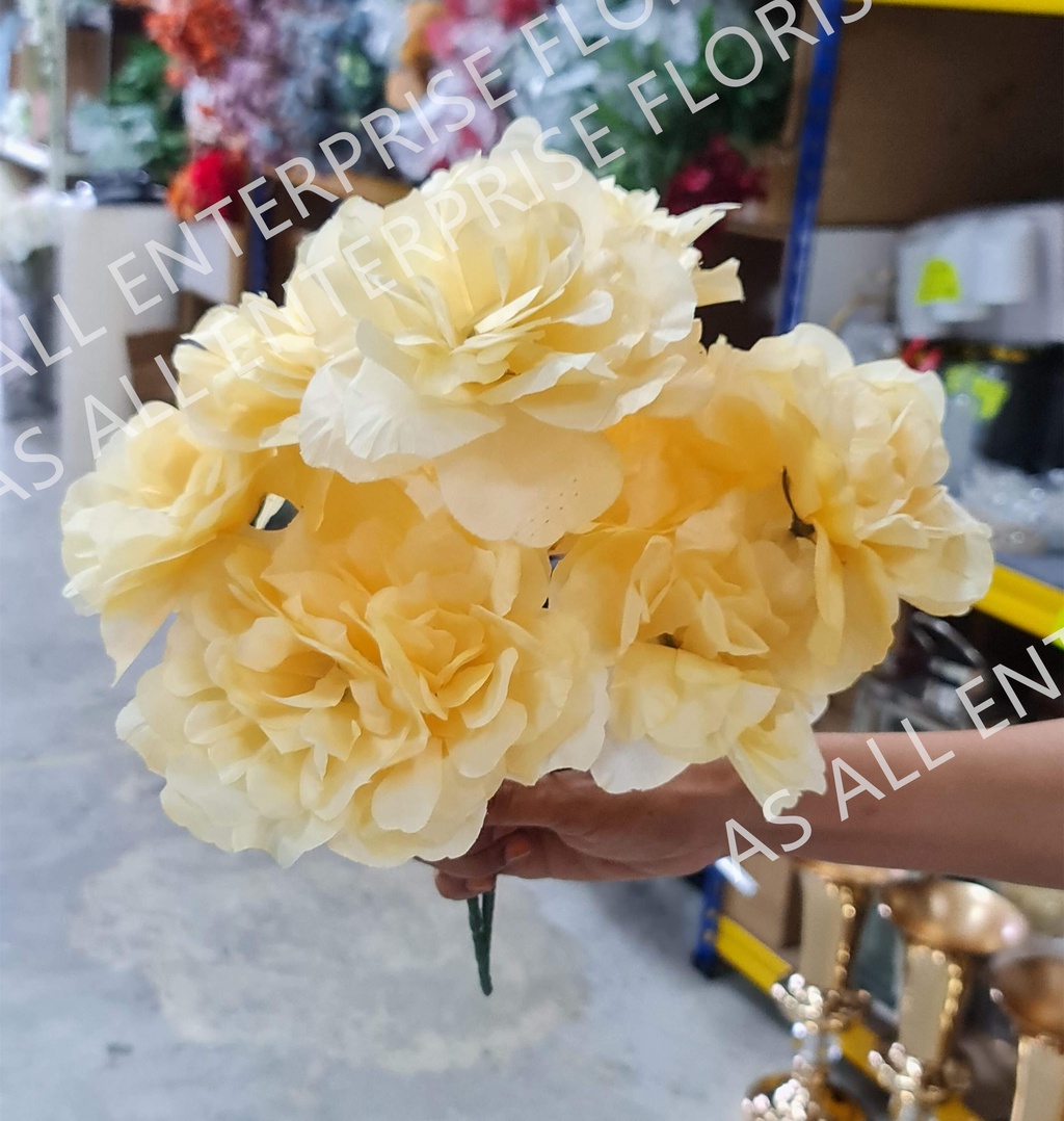 ROSE BESAR 5 KEPALA SETANGKAI HIASAN BUNGA PELAMIN DECORATION HOUSE ...