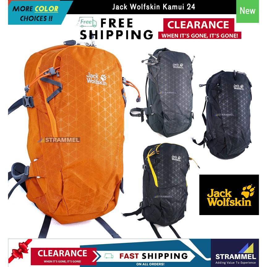 [2 Yrs Warranty] Jack Wolfskin Kamui 24 Sports Backpack - Many Color ...