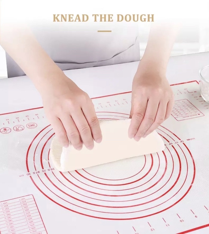 Premium Silicone Reusable Nonstick Dough Pizza Bread Kitchen Baking ...