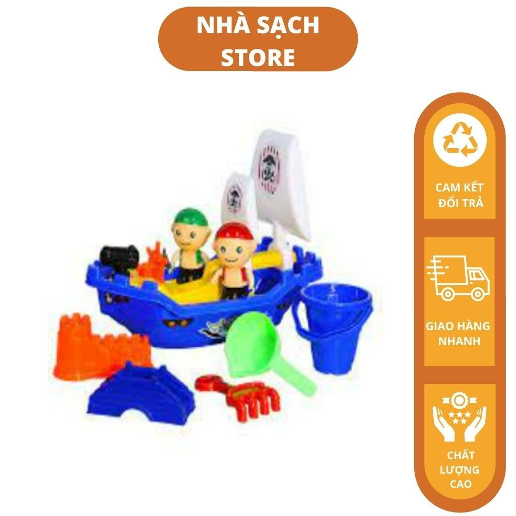 Pirate ship toy set, beach sand toys for children Clean House Store ...