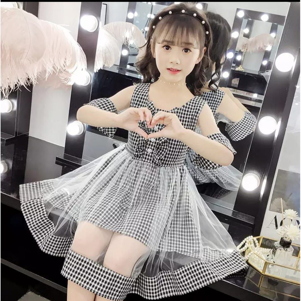 Sabrina kid Sabrina dress Sabrina Box Children ribbon kid korea dress ...