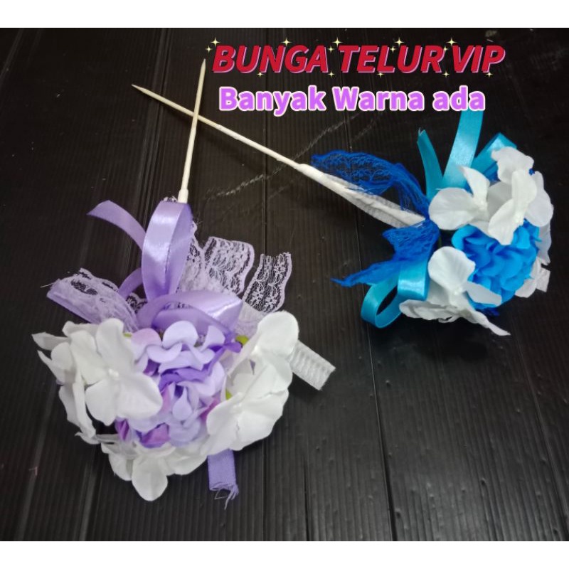 [VIP] 50pcs Bunga Telur / Bunga Pahar / Bunga Ball Mum / Wedding ...