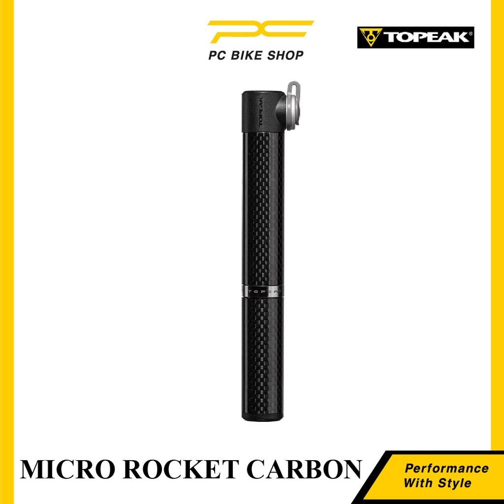 TOPEAK MICRO ROCKET CARBON PUMP (TMR-CB) | Shopee Malaysia