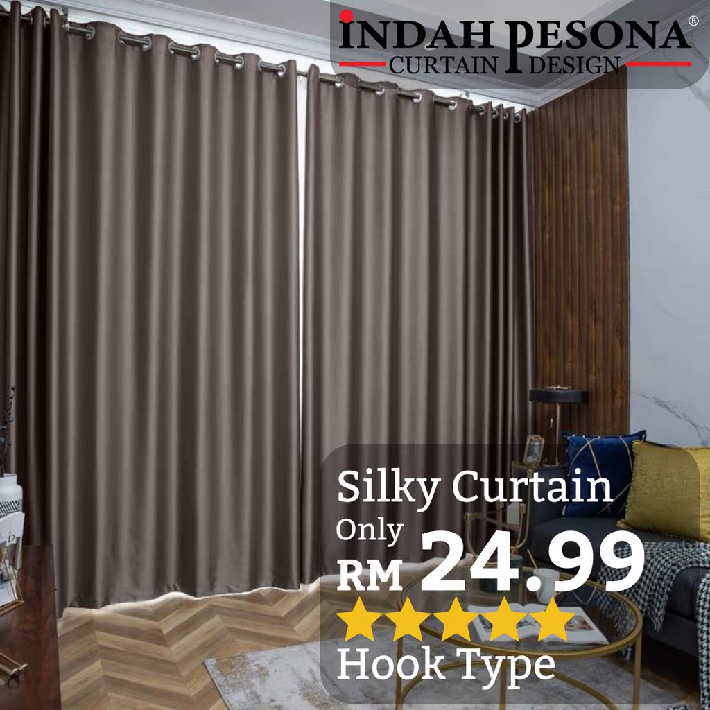 A2 Ready Made Curtain !!! Siap Jahit Langsir Langsir RAYA Kain Tebal ...