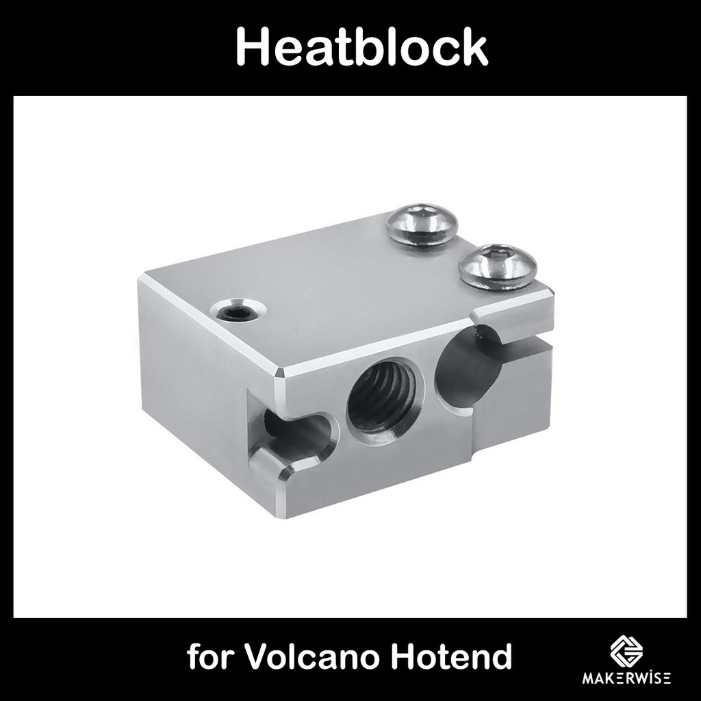 Heat Block for Volcano Hotend Artillery Sidewinder Heatblock | Shopee ...
