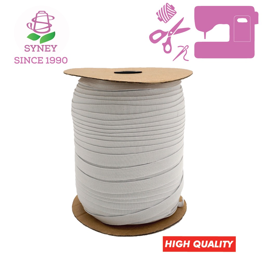 Getah Lembut 1/2 Inch (3x3), 1/2 Inch Soft Elastic Band 144 Yards per ...