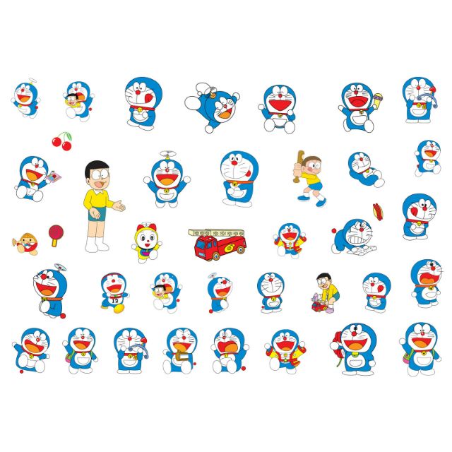 Doraemon shape cut sticker | Shopee Malaysia