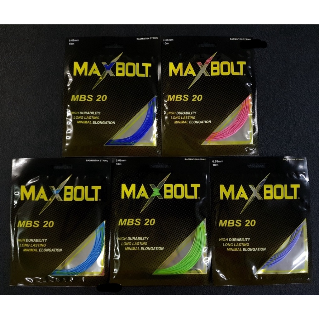 MAXBOLT MBS20 BADMINTON STRING (Original 100%) - Made in Taiwan ...