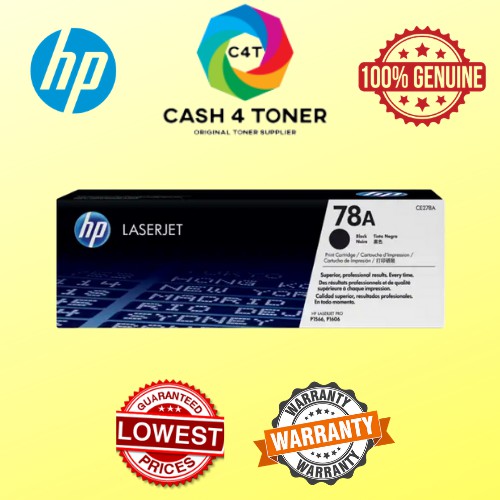 GENUINE HP CE278A / 78A Original Toner Cartridge READY STOCK | Shopee ...