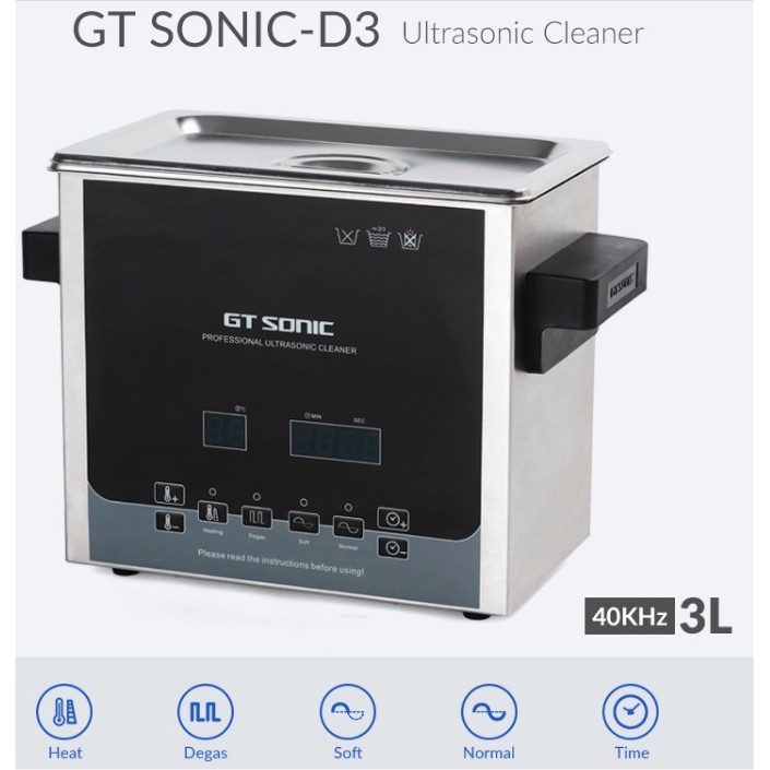 Gt Sonic D3 Ultrasonic Washer: Optimal cleaning solution, integrated ...