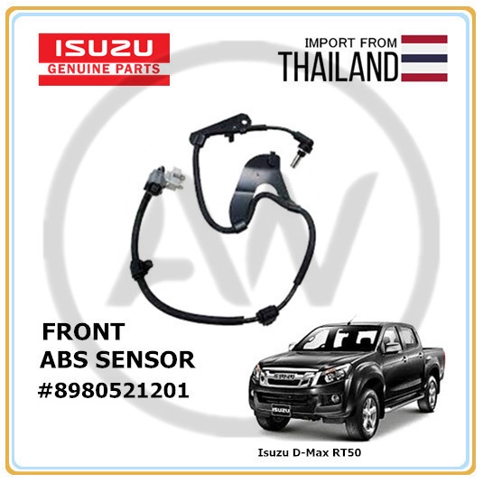 Original Isuzu D-Max Dmax D Max RT50 2013-2020 Front ABS Wheel Speed ...