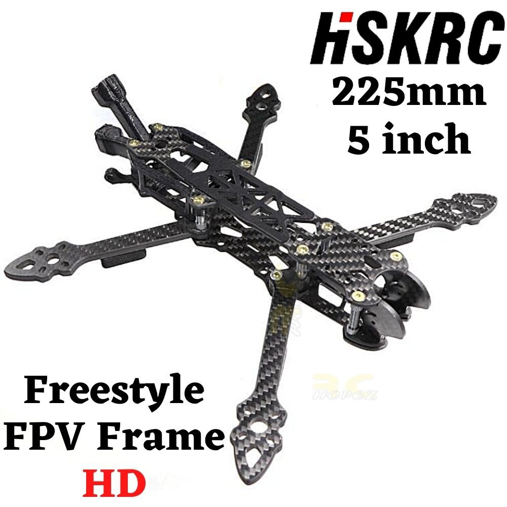 HSKRC Freestyle FPV Frame Like Mark4 HD 5 inch 225mm Carbon Fiber DJI ...