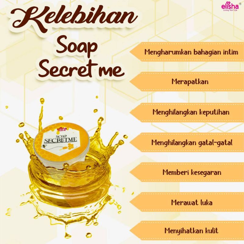 💥Viral💥Secret Me Soap💥OriginalDariElishaHq💥Pencuci miss V bebas kimia ...