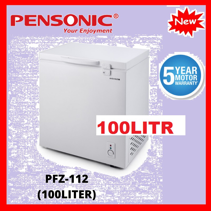 (OFFER) PENSONIC CHEST FREEZER 100L PFZ-112 AIS PETI BEKU | Shopee Malaysia