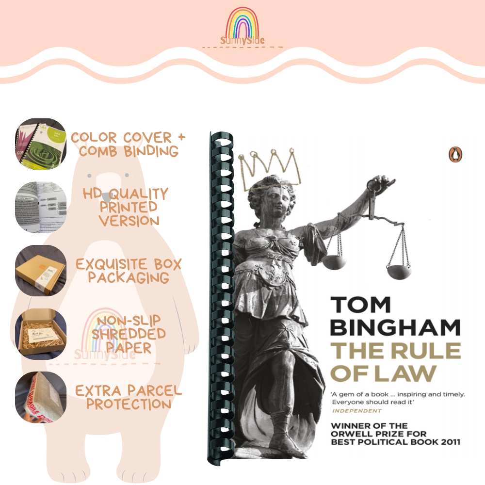 [PRINTED VERSION] Tom Bingham The Rule of Law | Shopee Malaysia