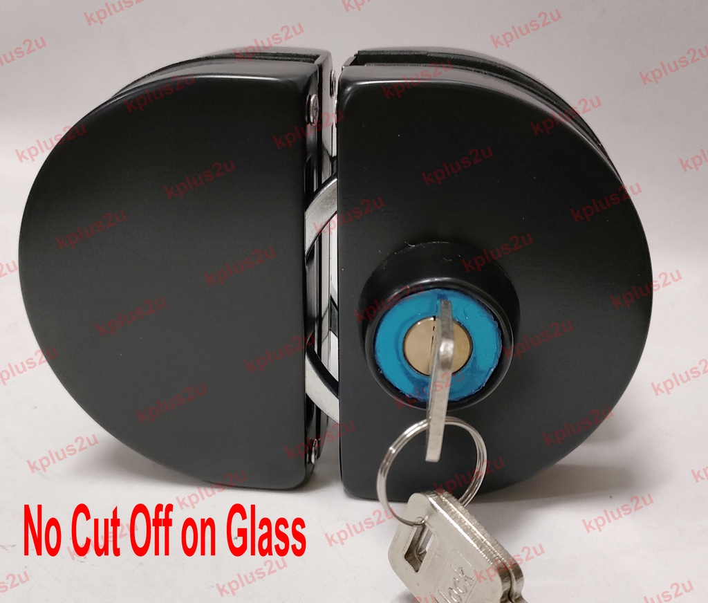 Glass Door Lock Circle Shape Crescent Shape Tempered Glass Door Lock ...