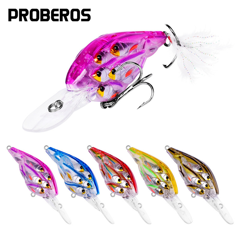 Fish rock little fat 8cm-9.38g Mino hard bait sub bait bionic bait ...