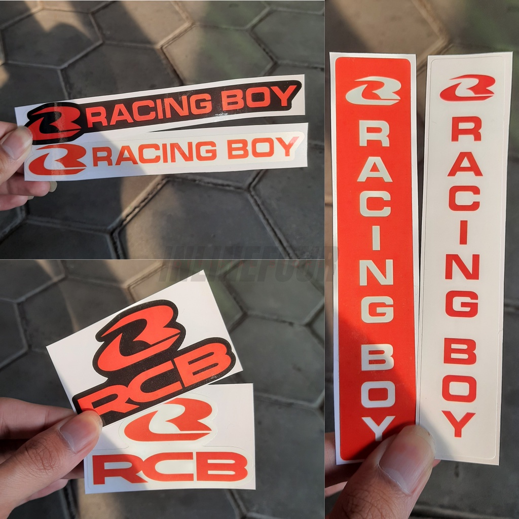 Printing Cut RCB Sticker Print Cut Racing Boy Sticker Motorcycle Car ...
