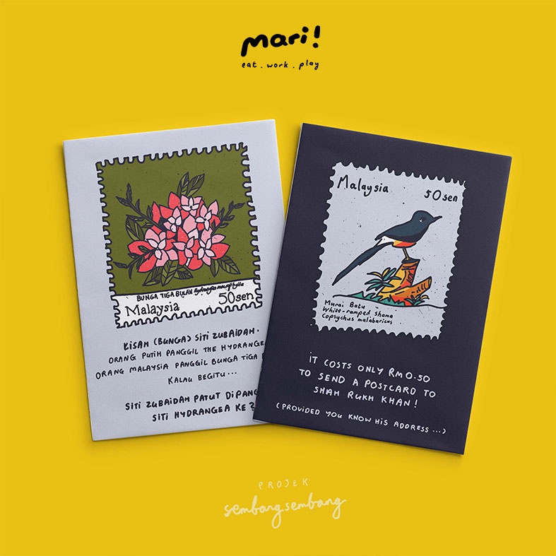 postcard - setem burung by projek sembangsembang | Shopee Malaysia