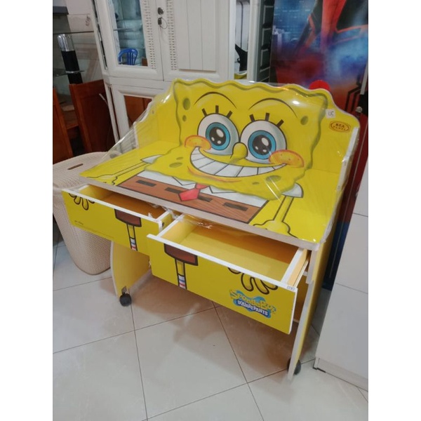 Md104 S.Bob King Yellow Spongebob Picture Children's Writing Desk ...