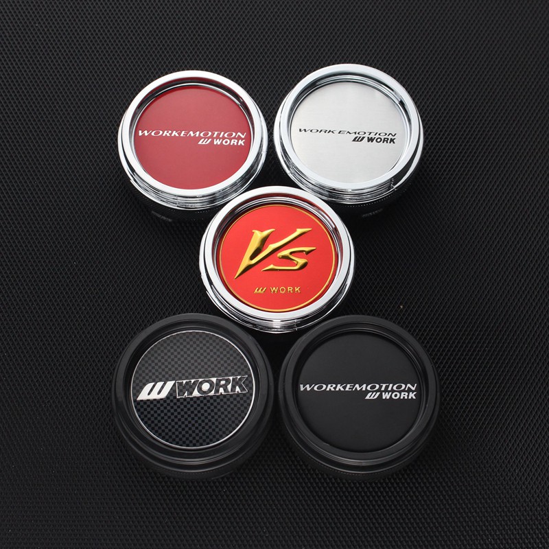 4pcs work center cap for rims 66mm OD/62mm ID car styling work racing ...