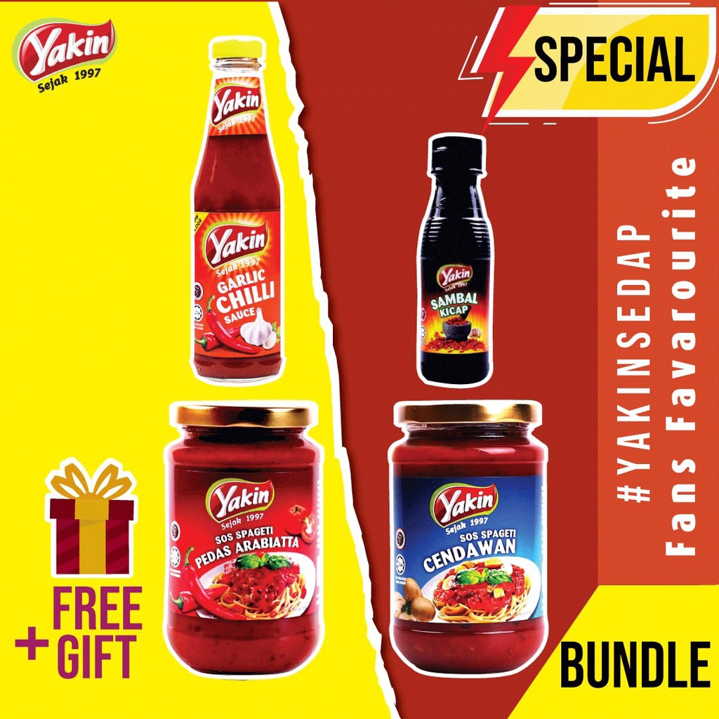 YAKIN SEDAP Set Kegemaran Ramai + FREE GIFT | Shopee Malaysia