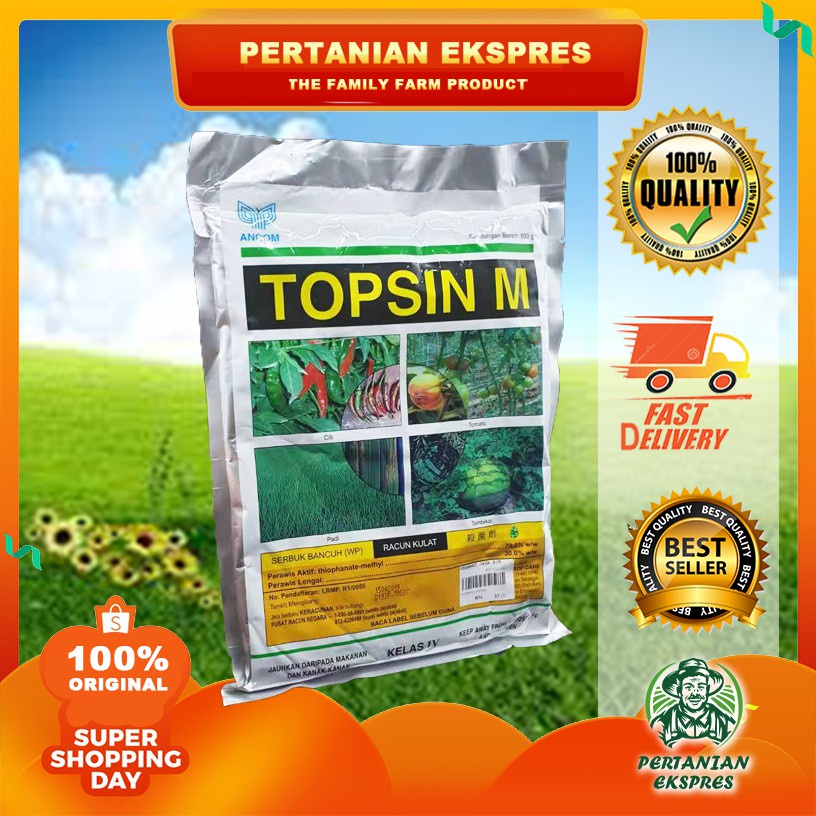 500G Topsin M Thiophanate-methyl 70% Racun Kulat Fungicide | Shopee ...