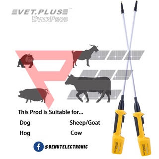 VETPLUS Rechargeable Livestock Prod Animal Prodder Cattle Prod Electric ...