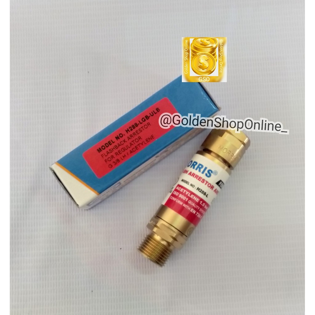 Flashback for acetylene Regulator morris brand type 288-LGB | Shopee ...